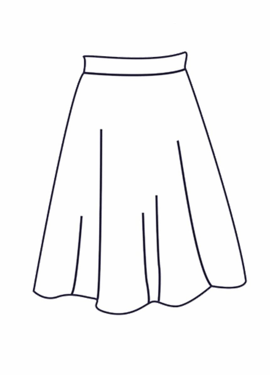 Design your own: Unlined Organdy Circle Skirt - The Emperor's Old Clothes