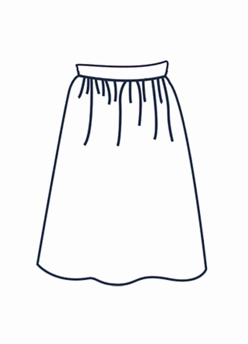 Design your own: Unlined Silk Gathered Skirt - The Emperor's Old Clothes
